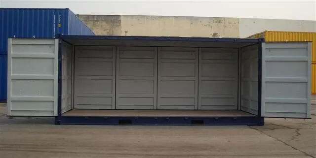 20FT All Side Open Shipping Container (8’6″) – Four-Sided Access | ISO ...