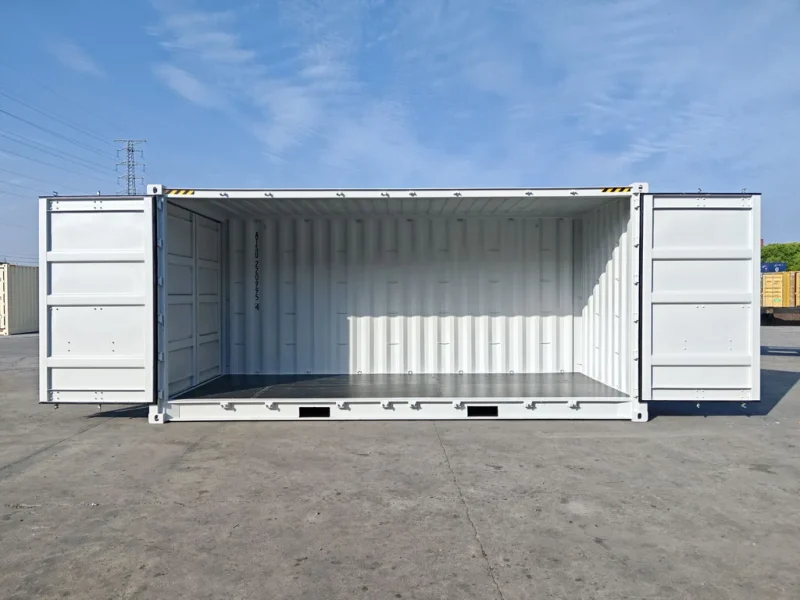 20FT One Trip Open Side Shipping Container – Full-Length Side Access ...