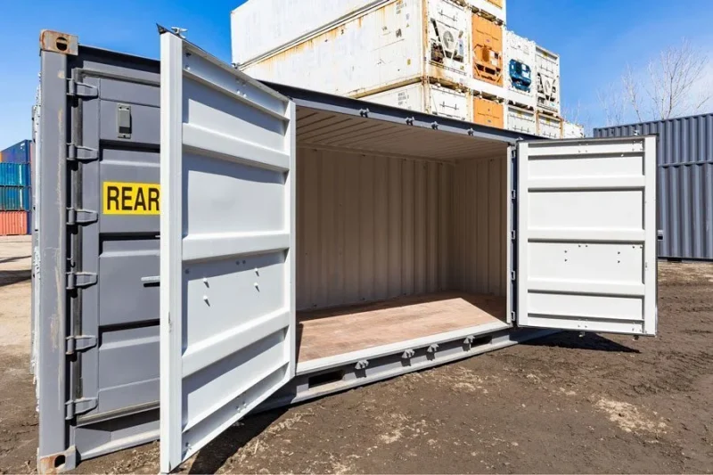 20FT One Trip Open Side Shipping Container – Full-Length Side Access ...