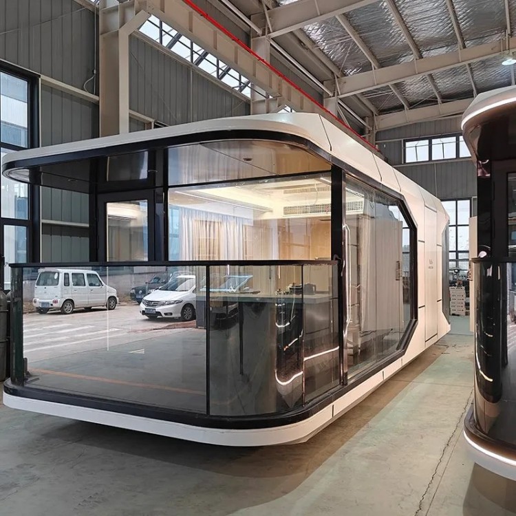 Smart Space Capsule House – AI Controlled Modular Living Pod with ...
